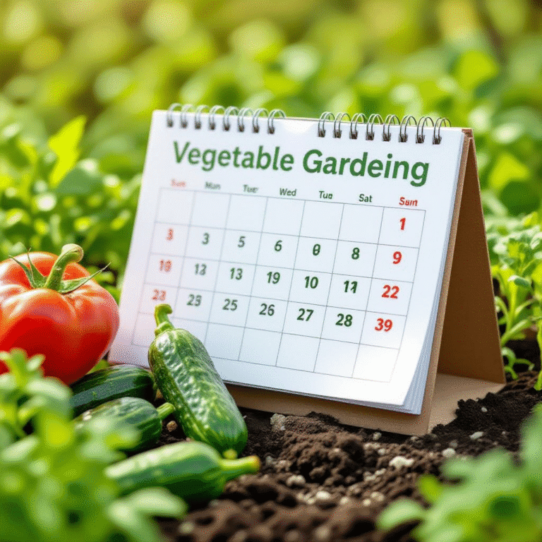 The Complete UK Vegetable Gardening Calendar: A Month-by-Month Guide to ...